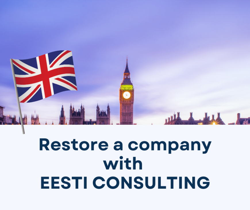 Restore UK Company In Companies House - Eesti