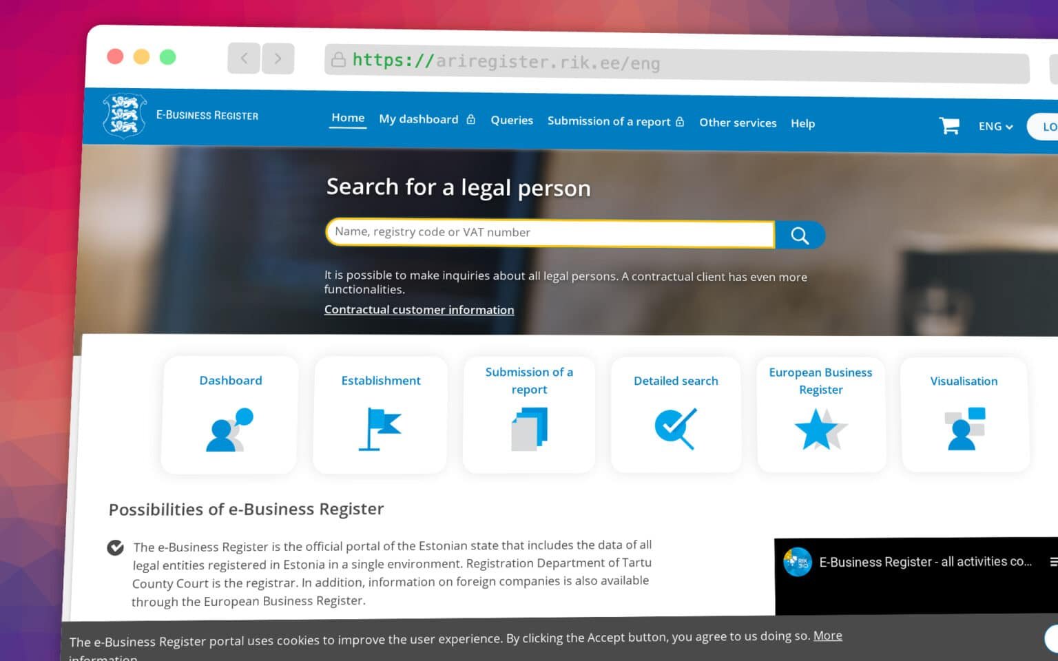 RIK - Commercial Register - Eesti